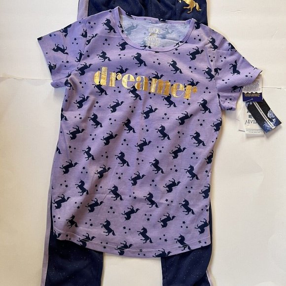 Max & Olivia | Pajamas | Max And Olivia Big Girls Unicorn Long Leg ...